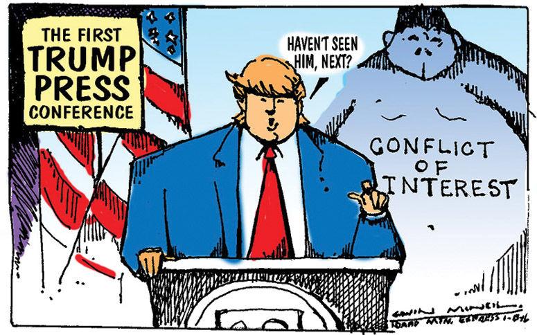 Press Conference | Cartoon | mtexpress.com