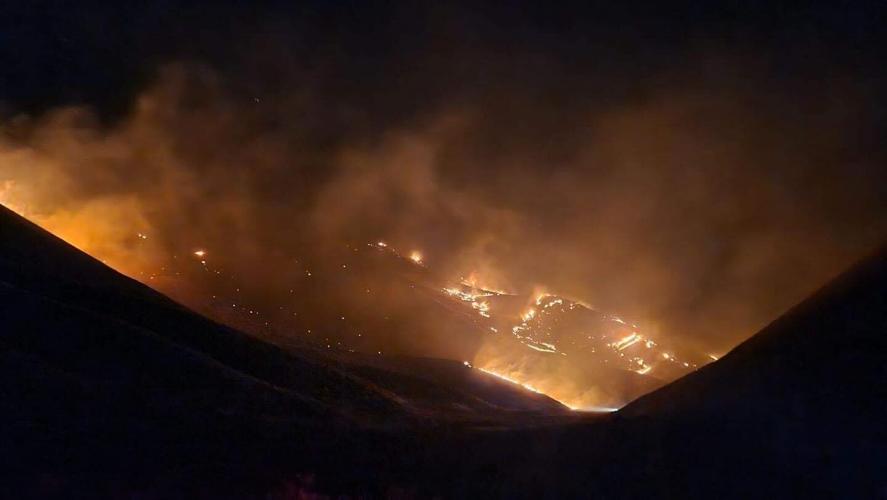 Wildfire sparks Saturday morning east of Bellevue | Bellevue ...