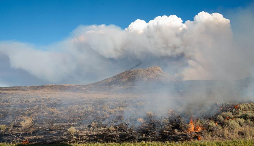 Flat tire sparks 7,400-acre wildfire in southern Blaine County | News ...