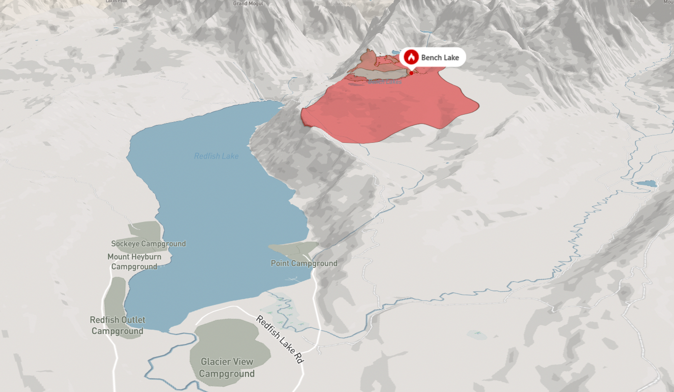 UPDATE: Bench Lake Fire swells to 738 acres | Breaking News | mtexpress.com