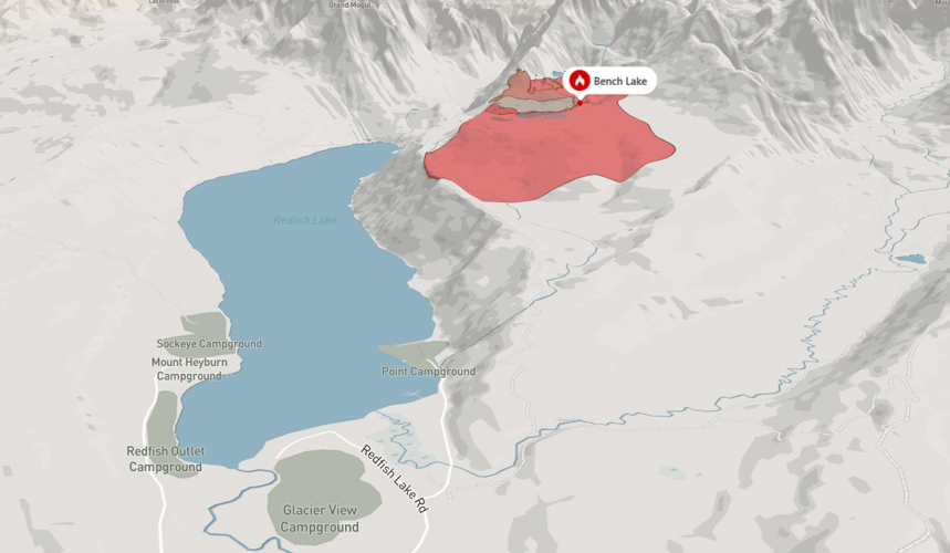UPDATE: Bench Lake Fire swells to 738 acres | Breaking News | mtexpress.com
