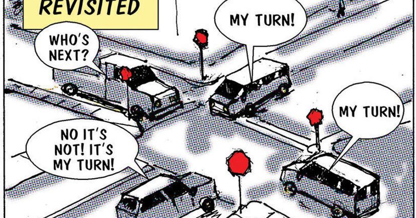 Roundabouts Revisited | Cartoon | mtexpress.com