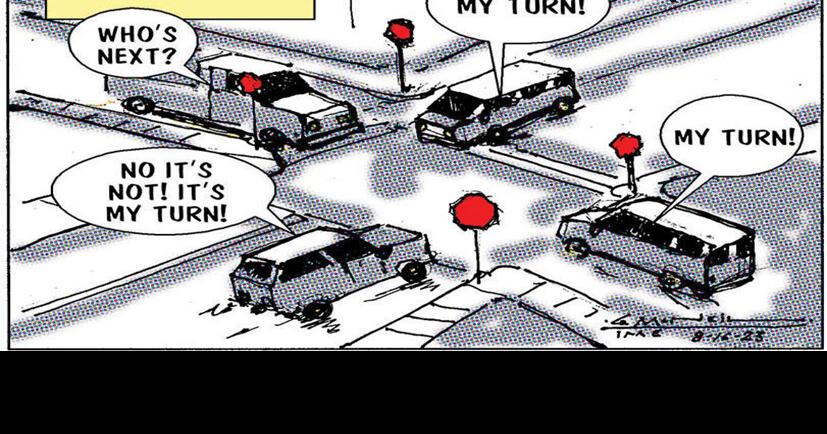 Roundabouts Revisited | Cartoon | mtexpress.com