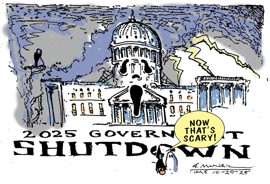 Scary Shutdown | Cartoon | mtexpress.com