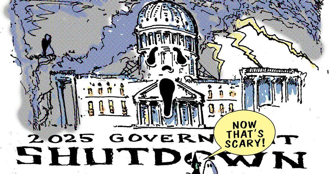 Scary Shutdown | Cartoon | mtexpress.com