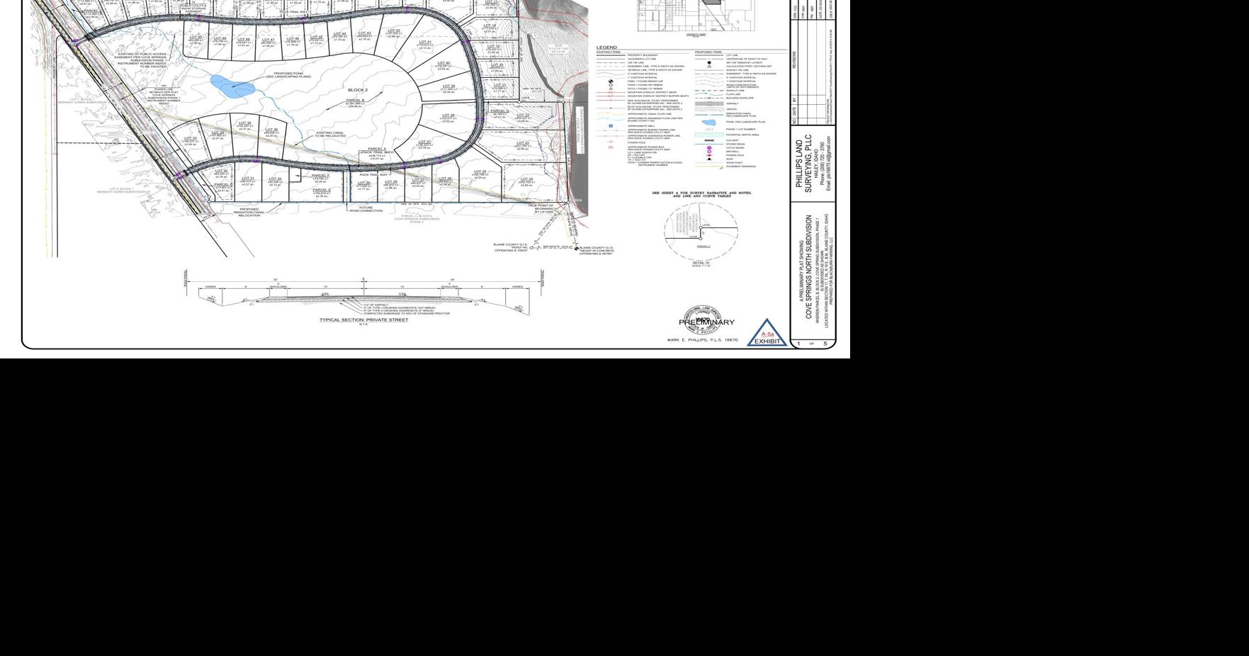 subdivision plan denr