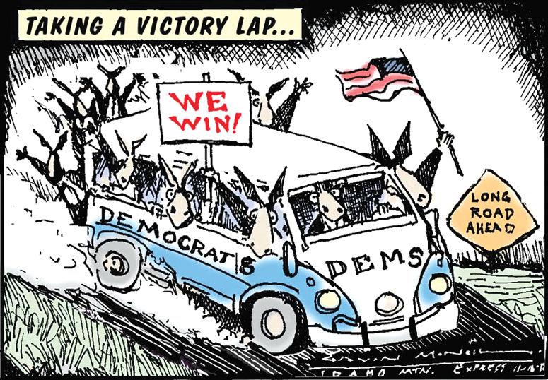 Victory Lap | Cartoon | mtexpress.com