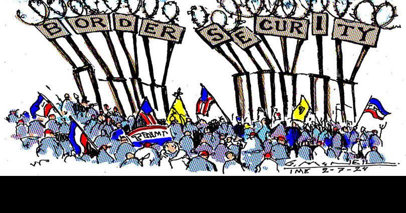 Border Security | Cartoon | mtexpress.com