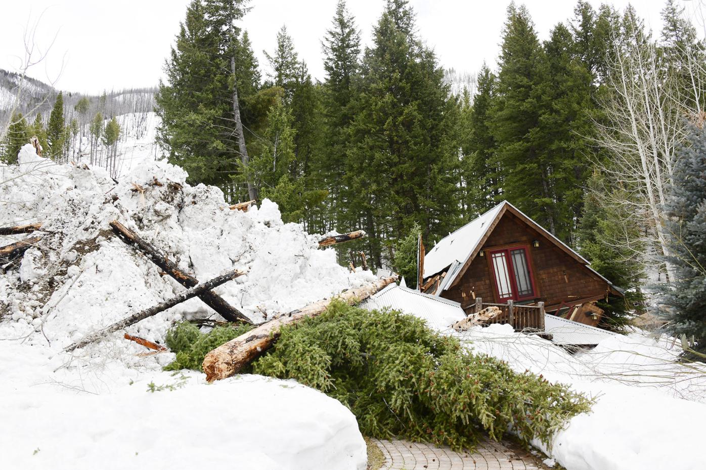 Avalanche damages Board Ranch houses | Blaine County | mtexpress.com