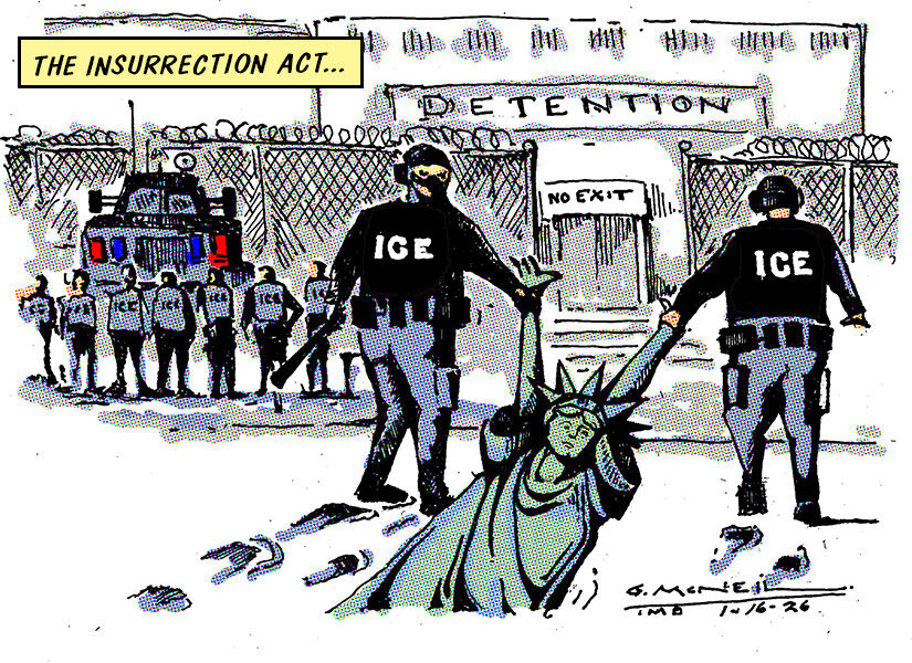 insurrection act | Cartoon | mtexpress.com