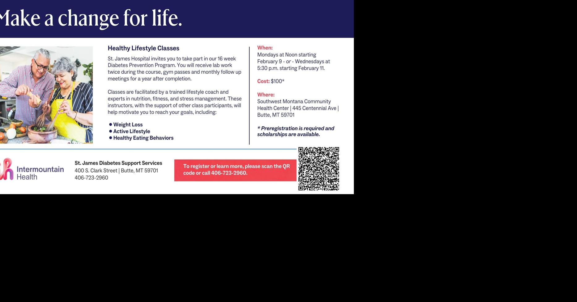 St. James Hospital/ Intermountain Health - Ad from 2026-01-13