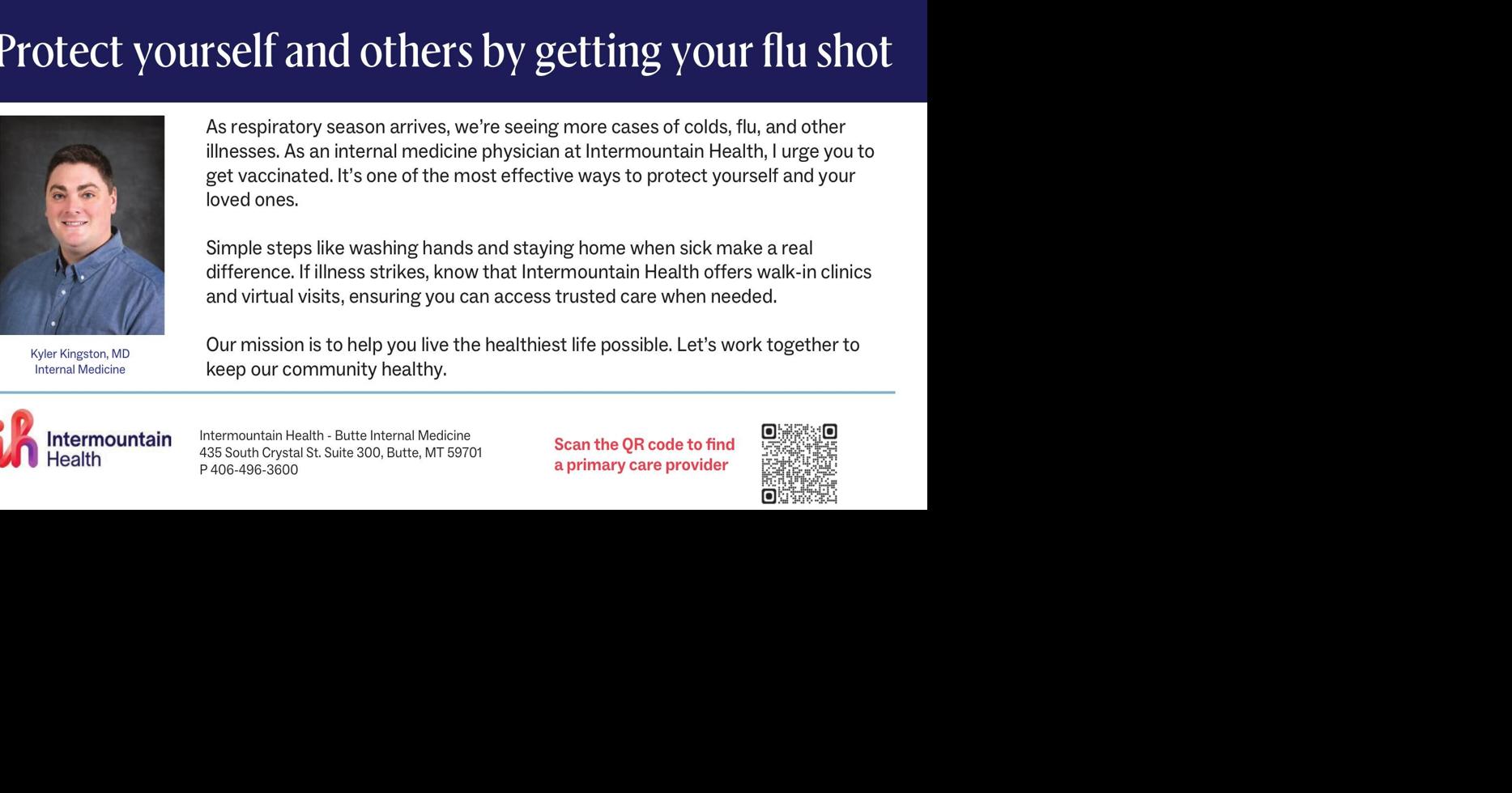 St. James Hospital/ Intermountain Health - Ad from 2025-12-30