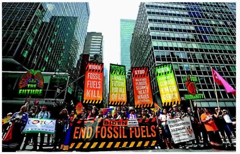 Thousands protest climate change