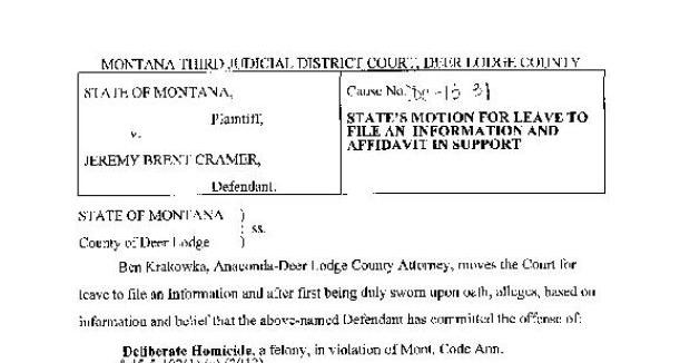 Jeremy Cramer admits to killing son in phone call: Charging documents ...