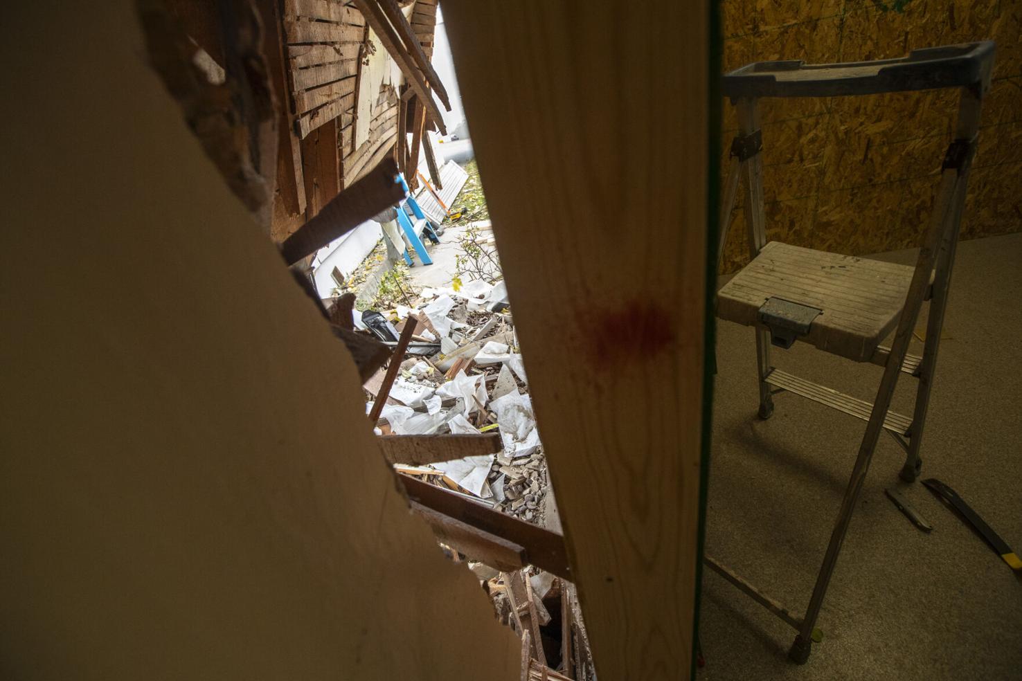 Photos: Shepperd's Candy vehicle damage