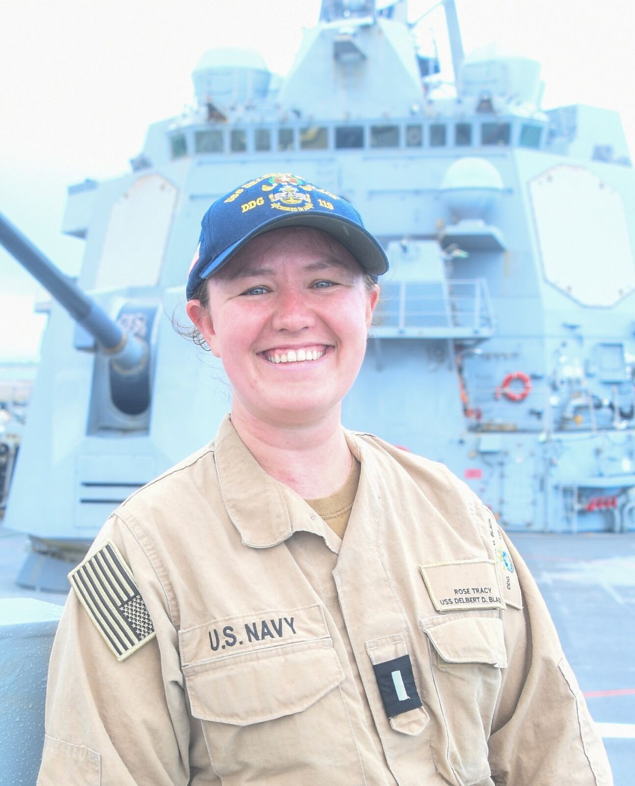 Sailor Tracy serves aboard USS Delbert D. Black.