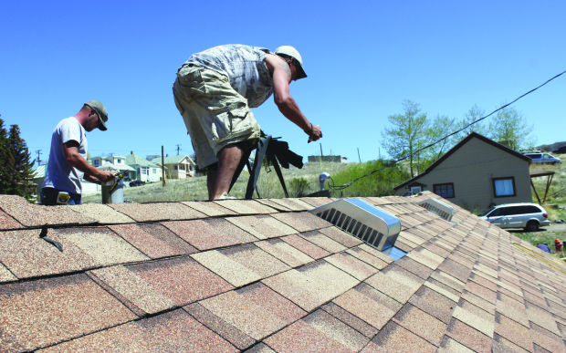 Helping hand roofing project