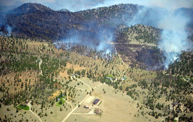Pony fire smaller than first estimated