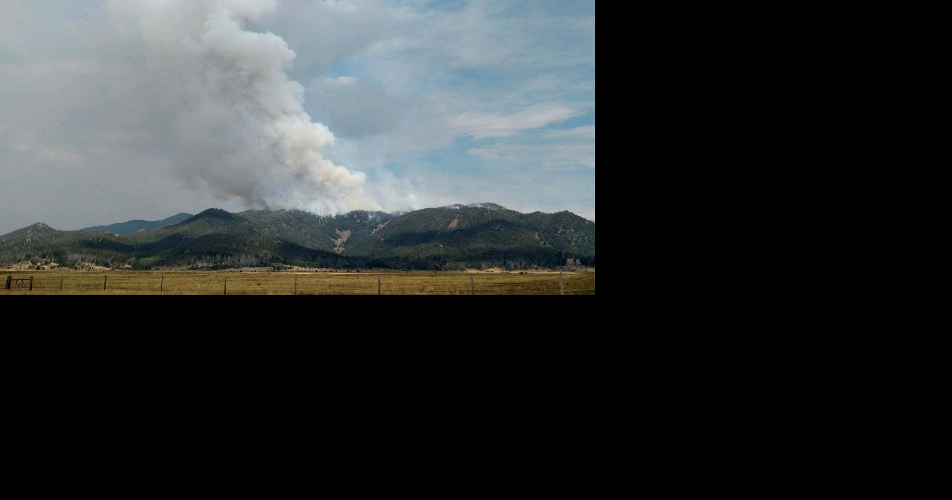 Nez Perce Fire near Elk Park at 344 acres