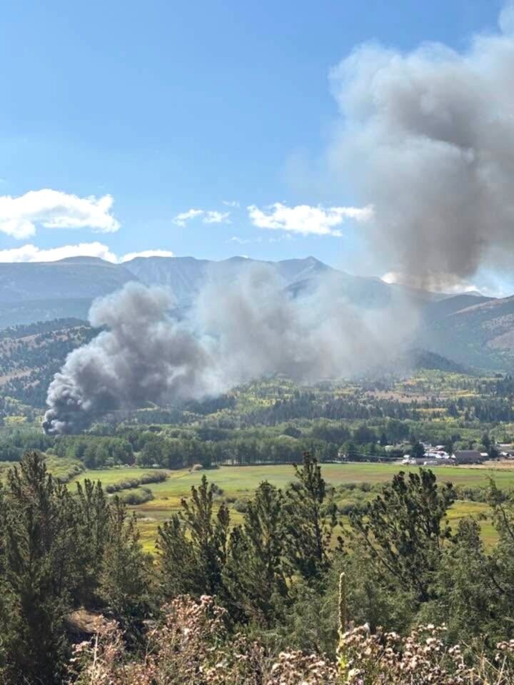 Fire investigation continues, identity of human remains unknown.