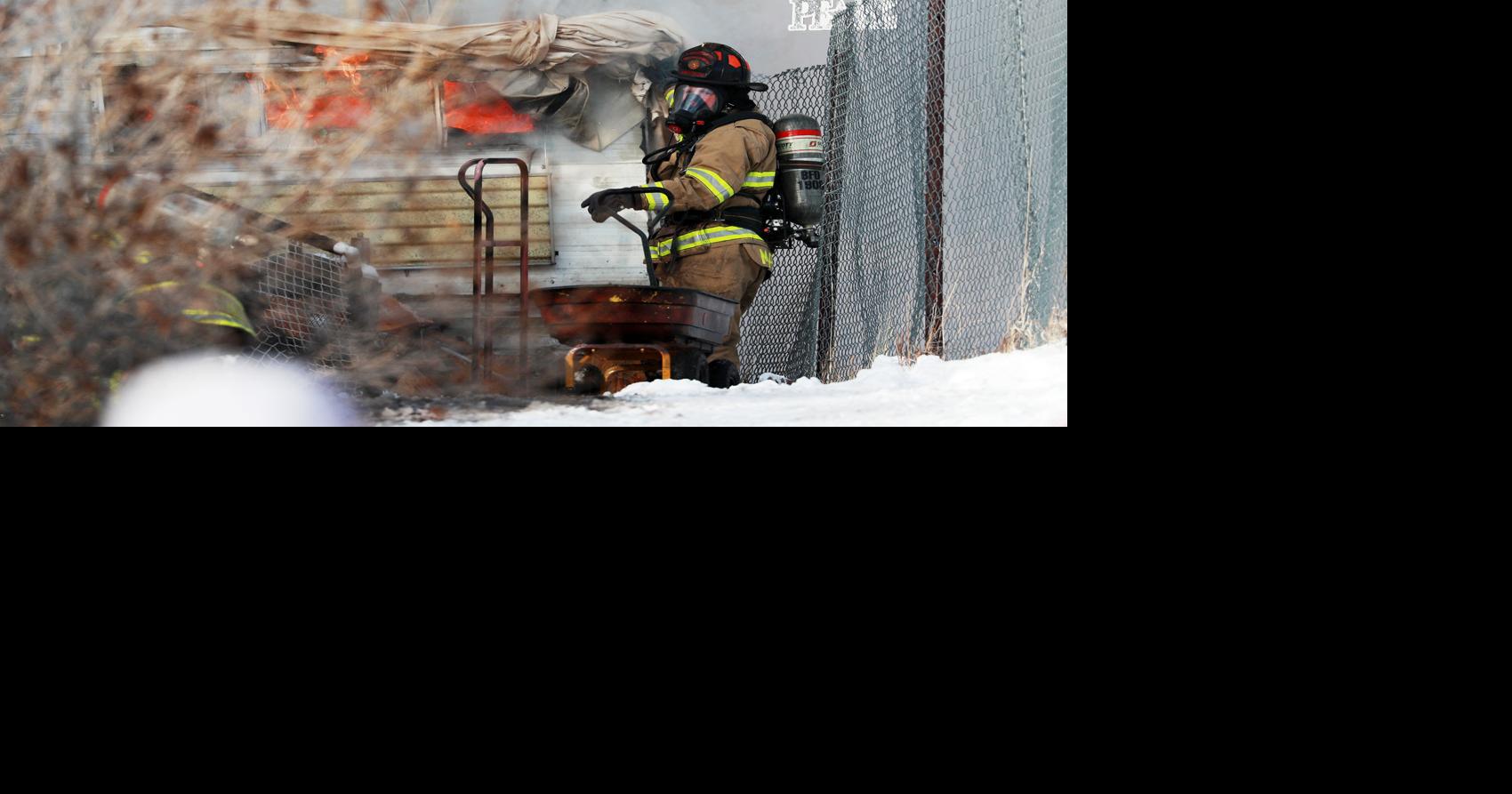 New Year's Day fire in Walkerville