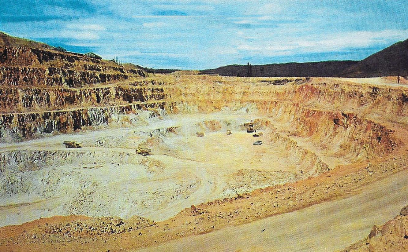 Berkeley Pit then and now