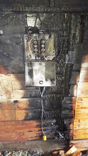 Hot fuse box starts fire