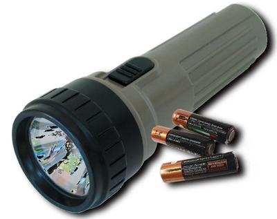 Flashlight and extra batteries
