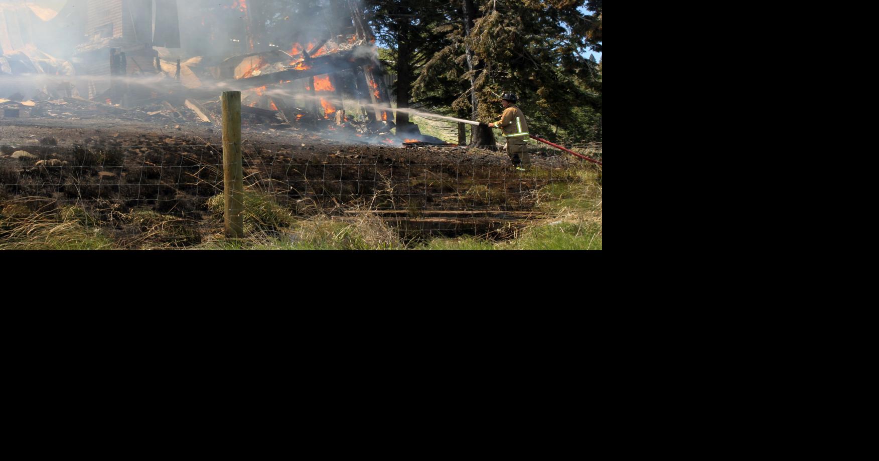 High winds fuel house fire near Divide; structure destroyed