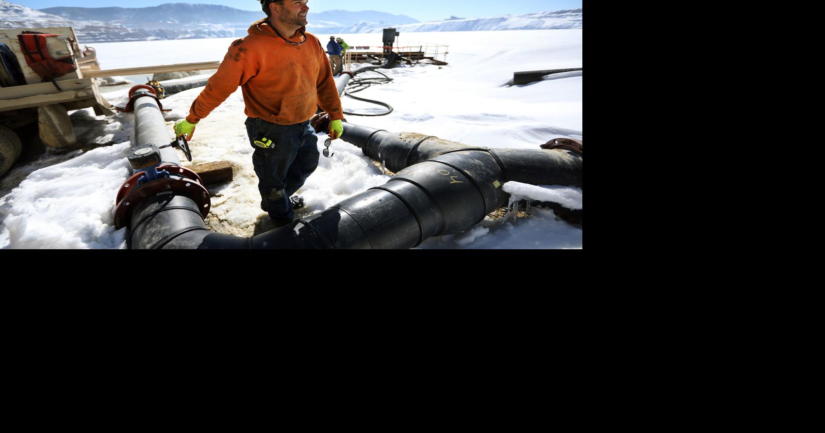 First phase of pumping and treating pit water up and running