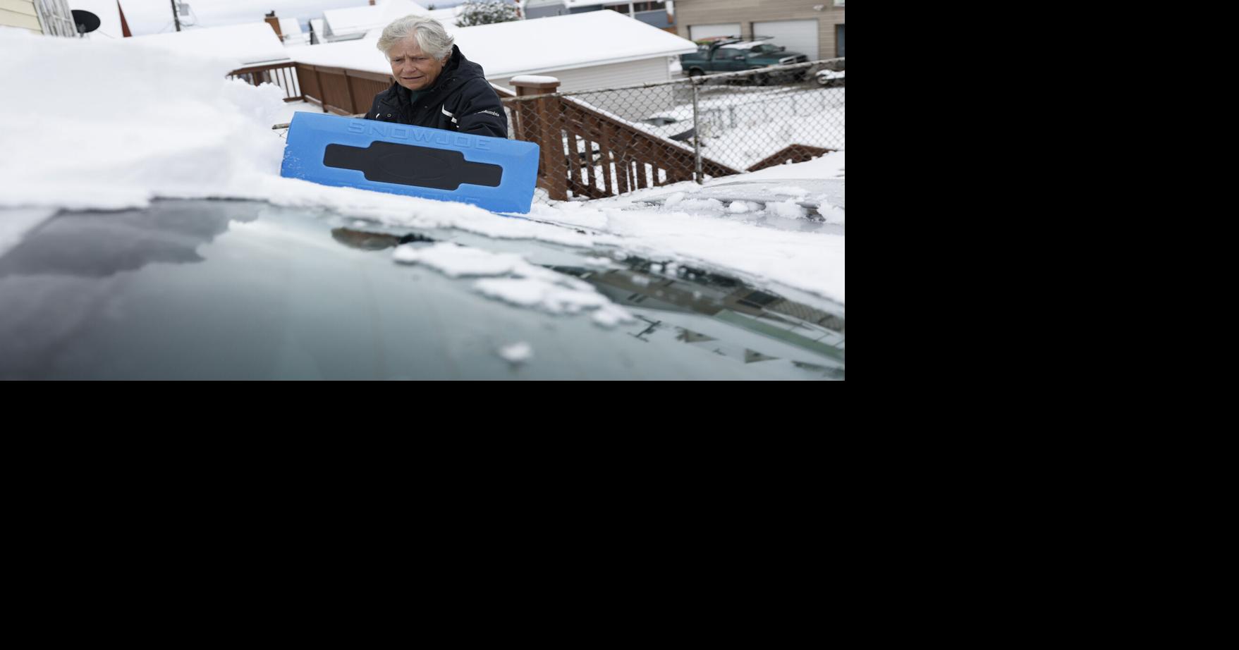 Photographs from Butte's Tuesday snowfall