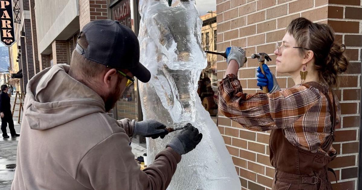 Warmer tempsproblematic for annual Butte ice-carving contest