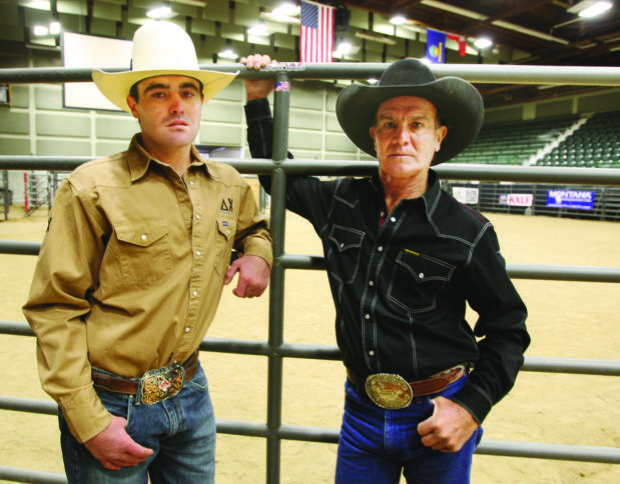 Head-to-horn: Young bull rider, bull tops in the field