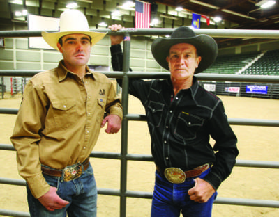 Head-to-horn: Young bull rider, bull tops in the field