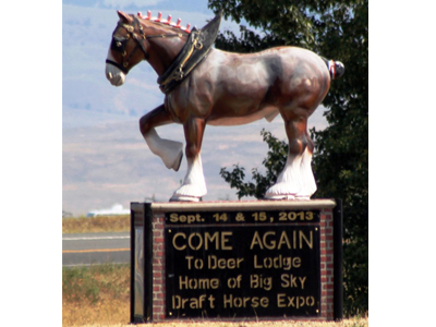 Fundraiser launched to help ‘Clyde,’ fading horse statue