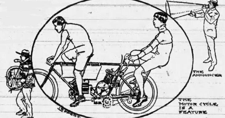 Mining City History: Chapman's custom-built tandem motorcycles raced in ...