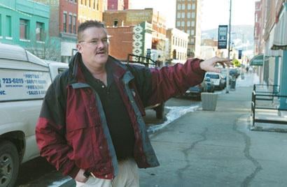 A success story CCCS Chief Executive Officer Mike Thatcher gestures toward the Butte Pre-release ...