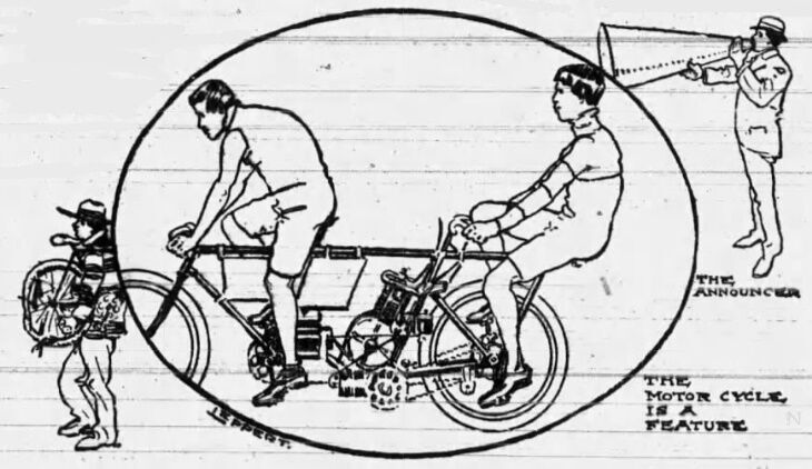 Mining City History: Chapman's custom-built tandem motorcycles raced in ...