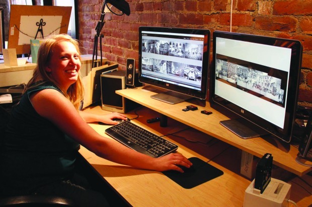 Photographer readies courthouse exhibit: Panoramic shot is centerpiece ...