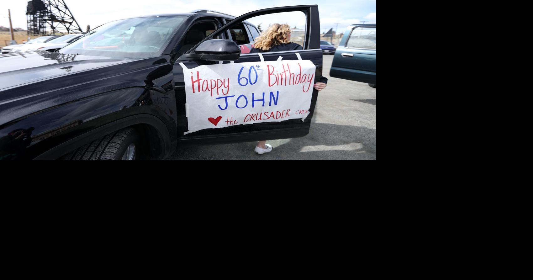 Photos: Social distance birthday parade for Butte teacher