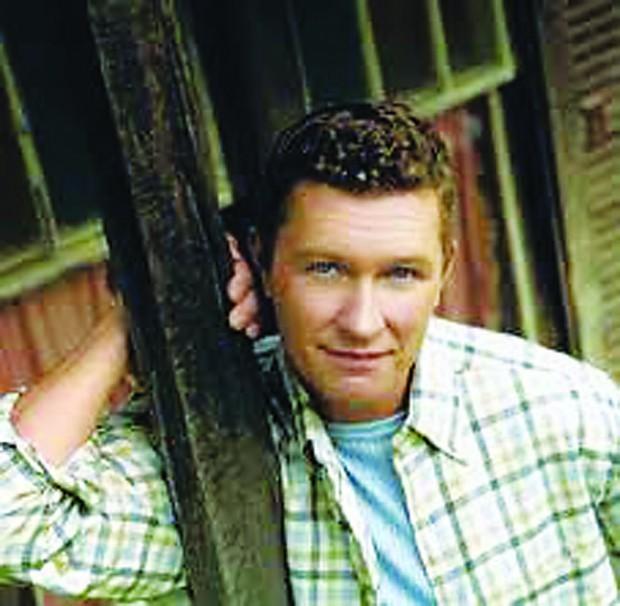 Country-Western singer Craig Morgan performing Sunday