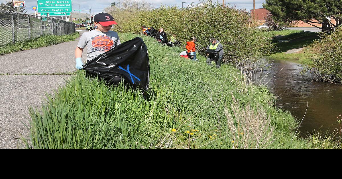 It takes a village to clean up a creek