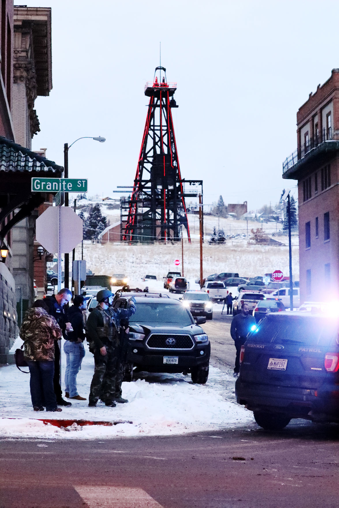 Shots fired in Uptown Butte, suspect taken for treatment after jumping ...