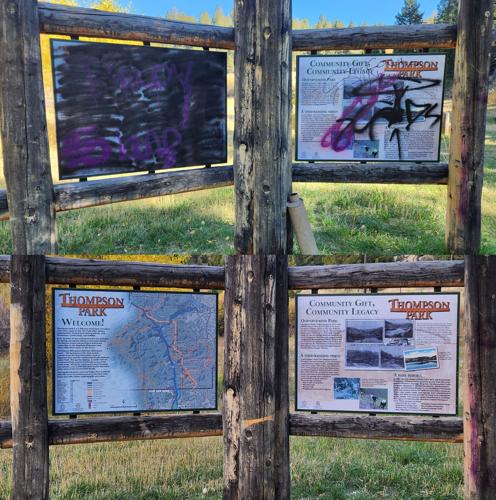 Tainted signs at Thompson Park 'good as new'; vandalism elsewhere ...