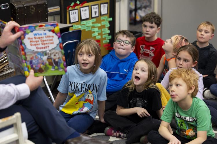 Community members read to Butte students for literacy project