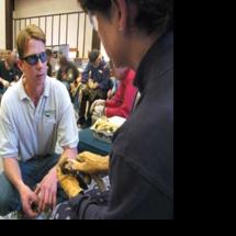 Ancient weaponry 101: Sixteen introduced to art of flint-knapping