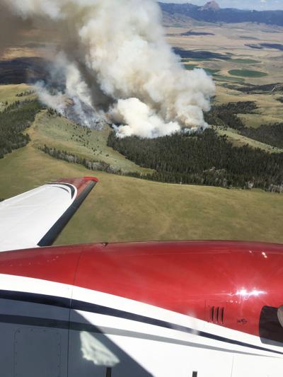 Blue Lake Fire near Ennis 45 percent contained