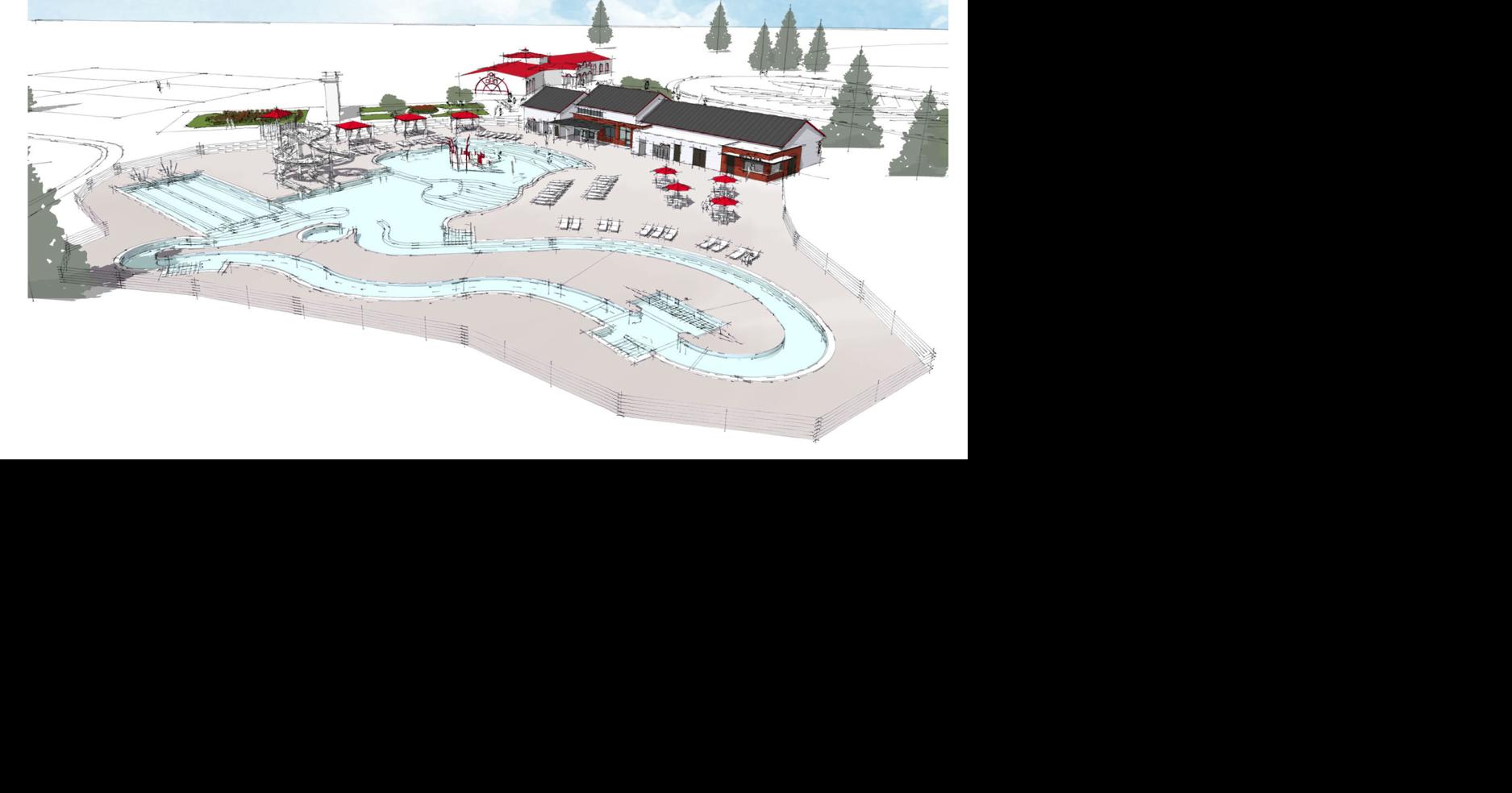 Check it out: Designs for Butte's pool, lazy river taking shape