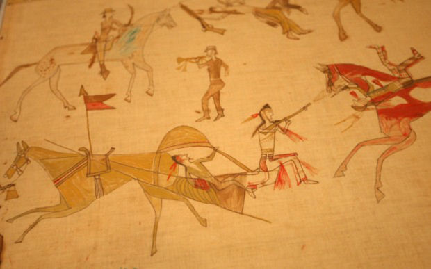 Custer scout ledger art featured at Cody