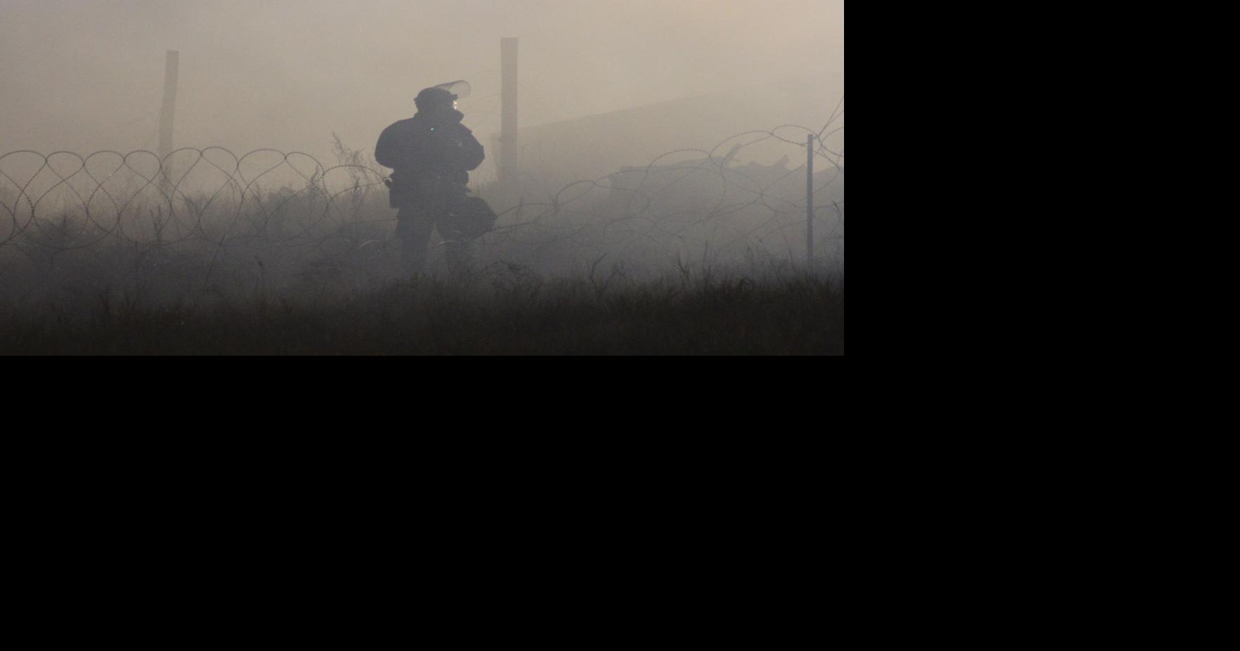Standing Rock Backwater Bridge protest photos